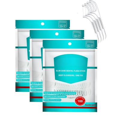 China Travel Dental Floss Picks 300 Count with High-Toughness Polymer and Non-Slip Handle for Oral Hygiene for sale