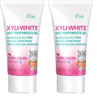 China Custom Logo Kids Toothpaste Gel Bubblegum Splash Flavor 3 Ounce 2 Pack with 25% Xylitol for sale
