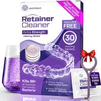 China Retainer Cleaner Tablets 30 Count Grape Scented - Persulfate-Free Dental Appliance Cleaning in 15 Minutes for sale
