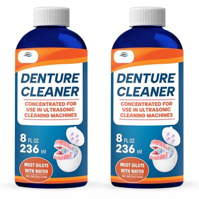 China 16oz Ultrasonic Denture Cleaner Solution - Multi-Enzymatic Formula for Stain & Plaque Removal for sale