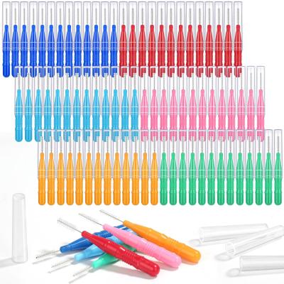 China 120-Piece Interdental Brush Kit with 3 Sizes and 360° Bendable Heads for Braces and Dental Care for sale