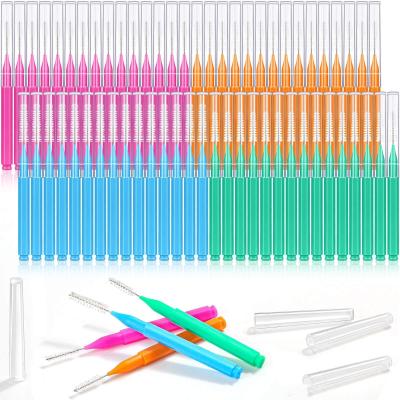 China 120-Piece Interdental Brush Kit with 4 Sizes and 360° Bendable Heads for Complete Oral Care for sale