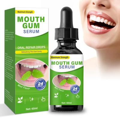 China 60ml Leak Proof Gum Restore Drops for Receding Gums Repair with Natural Botanicals and Mint Formula for sale