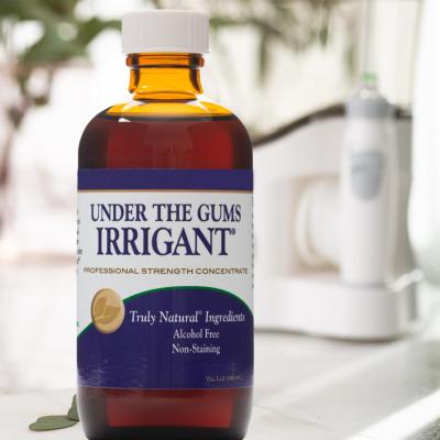 China Alcohol-Free Gums Irrigant Solution for Oral Irrigators - 45 Day Supply with Essential Oils & Herbal Extracts for sale