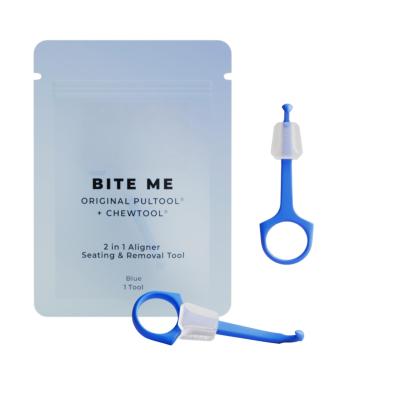 China Reusable 2-in-1 Aligner Seating Chewie and Removal Tool BPA Free 2 Pack 1000 Uses for sale