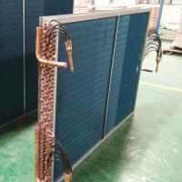 China Endothermic Copper Tube Aluminum Fin Evaporator For Ahu Unit for sale