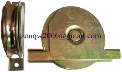 China Sliding gate roller GW610 U Groove，Galvanized, Iron, Double bearing for sale