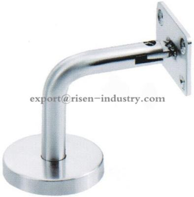 China stainless steel Handrail bracket RS304 wall to rail, finishing satin or mirror, size 12x60x60mm for sale