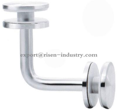 China Handrail bracket glass to glass connector RS319, stainless steel SS304,SS201,Finishing satin, mirror for sale