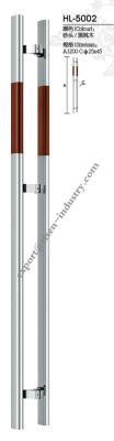 China Stainless steel door handle HL5002, dia25X45 X 1200 for sale
