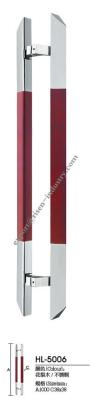 China Stainless steel door handle HL5006, dia38X38 X 1000 for sale