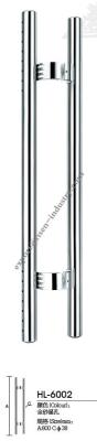 China Stainless steel door handle HL6002, dia38 X 800 for sale