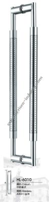China Stainless steel door handle HL6010, dia38 X 800 for sale
