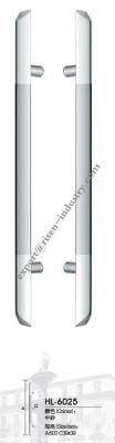 China Stainless steel door handle HL6025, dia39 X 39 X 600 for sale