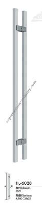 China Stainless steel door handle HL6028, dia38 X 25 X 800 for sale