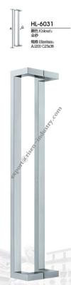 China Stainless steel door handle HL6031, dia38 X 25 X 1200 for sale