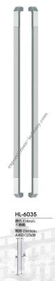 China Stainless steel door handle HL6035, dia38 X 25 X 800 for sale