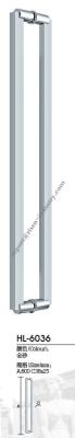 China Stainless steel door handle HL6036, dia38 X 25 X 800 for sale