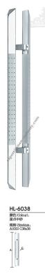 China Stainless steel door handle HL6038, dia38 X 38 X 1000 for sale