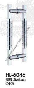 China Stainless steel door handle HL6047, dia32 for sale