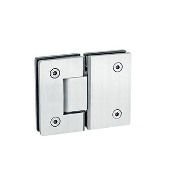 China Bathroom glass clamp RS804, Square 180 degree, material stainless steel, satin or mirror for sale