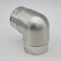China Pipe connector 90 degree, material SS304, finishing satin or mirror, for tube 50.8mm for sale