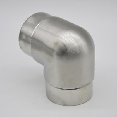China Pipe connector 90 degree, material SS304, finishing satin or mirror, for tube 50.8mm for sale