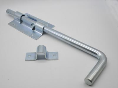 China heavy duty Door Latch DL610, lock for door Size: 350, white zinc plating for sale
