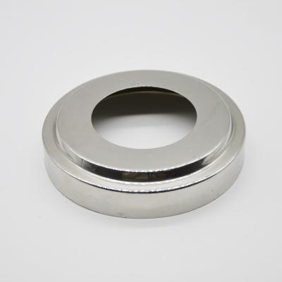China Stainless steel 304 decorative pipe cover RS0120 for post base satin or mirror finishing, 50.8mm, thickness 0.4mm for sale