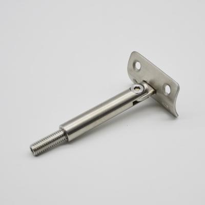 China Stainless steel 304 rail supportor RS0872 post to rail tube satin finishing, M8, length 72mm for sale