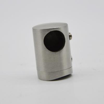 China Right side Post Connector to tube for railling, Satin or Mirror finishing, SS304 for sale
