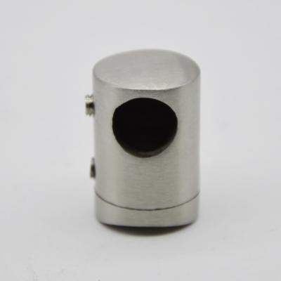 China Left side Post Connector to tube for railling, Satin or Mirror finishing, SS304 for sale