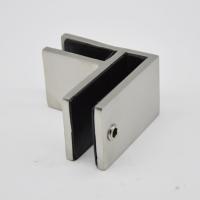 China Stainless steel Glass connector 90 degree RS2311 plus, 65X40mm, thickness 5mm, SS304 satin, mirror, black for sale