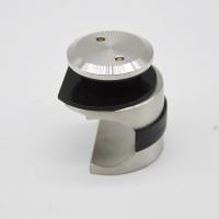 China Connector glass to tube for bathroom door sliding system , Satin or Mirror finishing, SS304 for sale