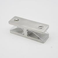 China Stainless steel Glass Clamps 180 degree RS2313 plus, 80X25mm, thickness 5mm, SS304 satin, mirror, black for sale