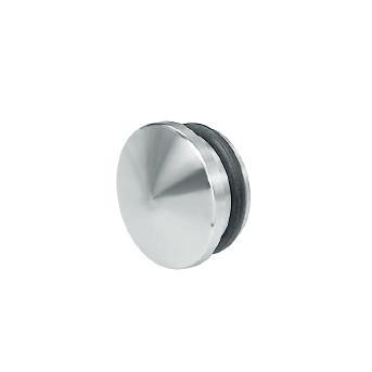 China Glass Sliding Door Seriers endpiece GL-009, stainless steel 304, finishing satin, for bathroom door for sale