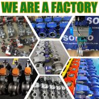 China Double Acting Pneumatic Actuator Ball Valve Wafer V Type 150LB 3inch 2 Way Motorized SS304 for sale