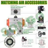 China Plastic Double Acting Pneumatic Butterfly Valve Wafer Type 10bar FRPP PPH CPVC PVDF UPVC for sale