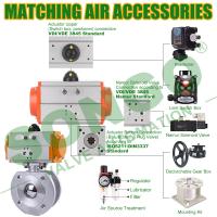 China Stainless Steel 304 Wafer Pneumatic Ball Valve PN16 PN25 Double Acting Air Actuator for sale