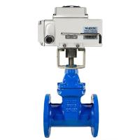 China SONGO Flange Motorized Gate Valve Stainless Steel 304 316 Multi Turn Electric Actuated Water Flow Control Valve for sale