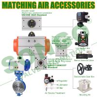 China Casting Steel Pneumatic Actuator Valve Metal Hard Sealing Lugged Wafer Type Double Acting for sale