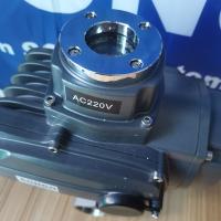China Explosion Proof 3Way Motorized Ball Valve Water Flow Control Rotary Float Electric Actuator Valve for sale