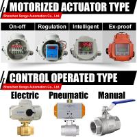 China Brass Thread Motorized Ball Valve On Off Type Quarter Turn For Water for sale