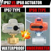 China Brass Thread Motorized Ball Valve On Off Type Quarter Turn For Water for sale