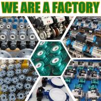 China Double Action Air Actuator PTFE Lined Flange Pneumatic Ball Valve SS304 Corrosion Resistant For Chemical Liquid for sale