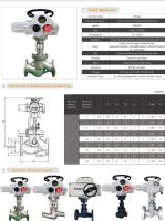 China SONGO SS304 Flange Motorized Globe Valve On/off Type Multi-Turn Electric Actuator Electric Globe Valve for sale