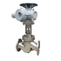 China SONGO SS304 Flange Motorized Globe Valve On/off Type Multi-Turn Electric Actuator Electric Globe Valve for sale
