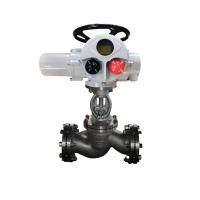 China SONGO SS304 Flange Motorized Globe Valve On/off Type Multi-Turn Electric Actuator Electric Globe Valve for sale