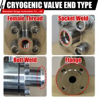China Motorized Cryogenic Valve 24VDC Stainless Steel LNG with Electric Actuator for sale