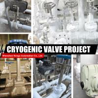 China Motorized Cryogenic Valve 24VDC Stainless Steel LNG with Electric Actuator for sale
